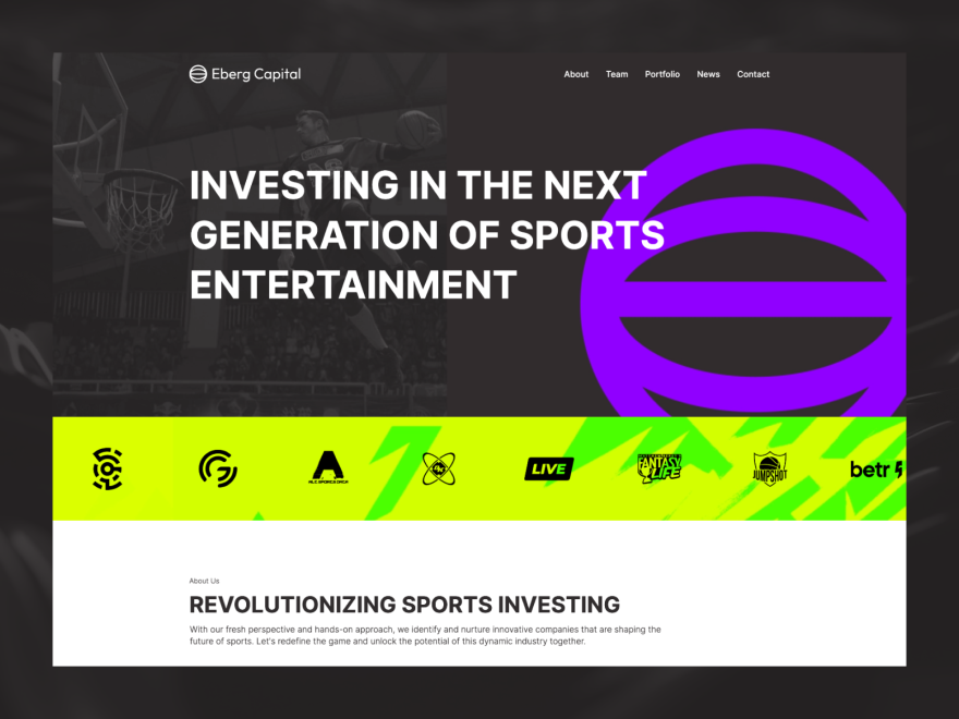Best sports websites | Web Design Inspiration