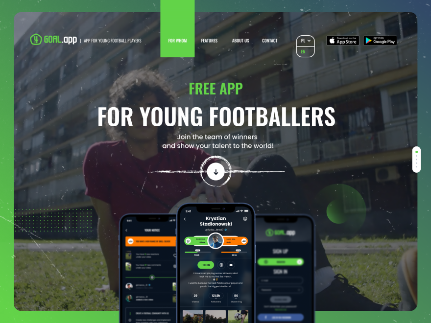 Best sports websites | Web Design Inspiration