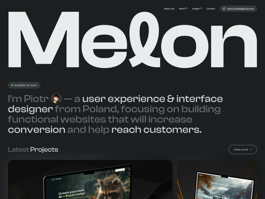 Best Examples of Typography in Web Design | Inspiration