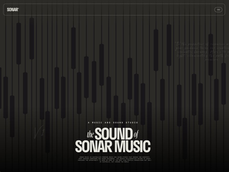 Best Music & Sound websites | Web Design Inspiration