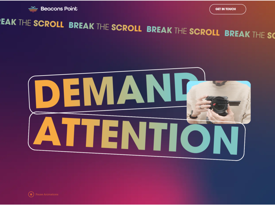 Best examples of Video in Web Design | Inspiration