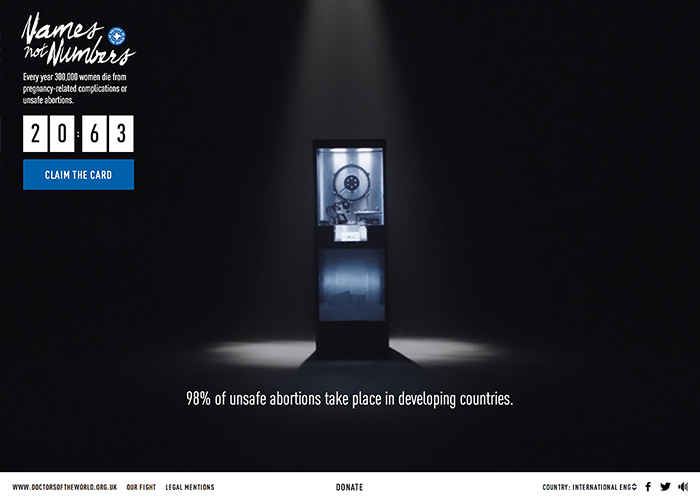 Names not numbers - Awwwards SOTD