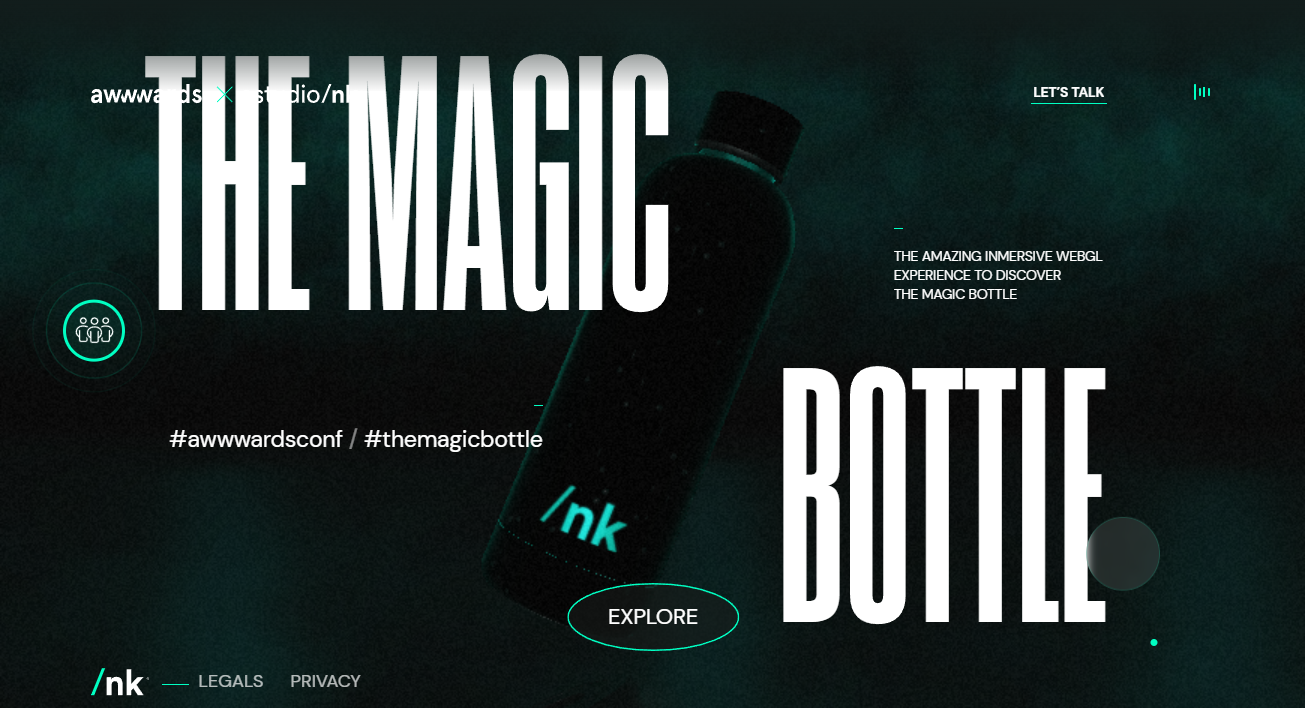 Magic Bottle - Awwwards SOTD