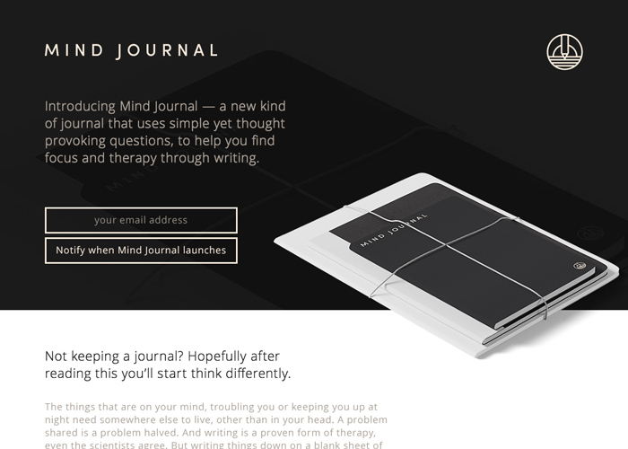 Mind Journal Awwwards Nominee