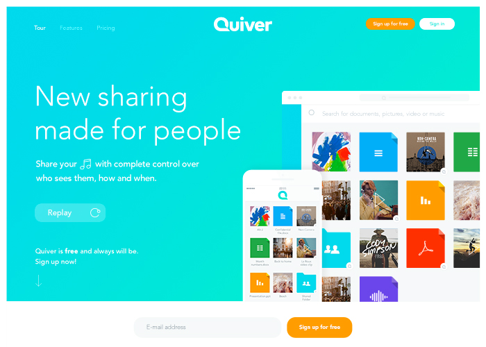 Quiver, new sharing made for people. - Awwwards SOTD