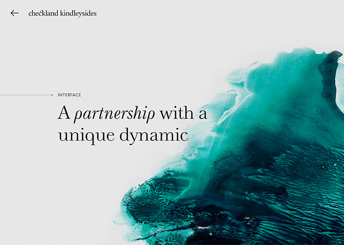 Checkland Kindleysides - Awwwards SOTD