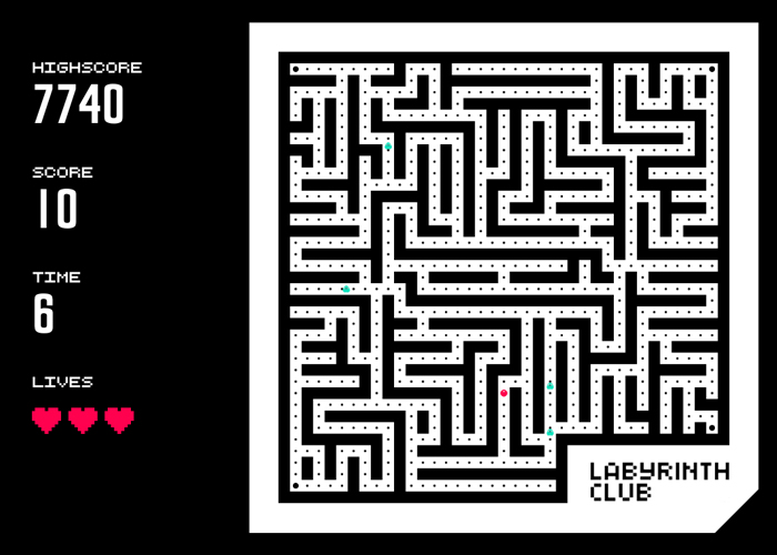 Labyrinth club Belgium - Awwwards SOTD