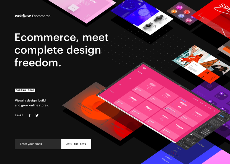 Webflow Ecommerce Awwwards SOTD