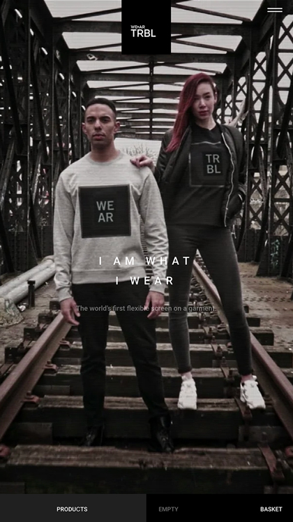 WE+AR TRBL - Mobile Site of the Week