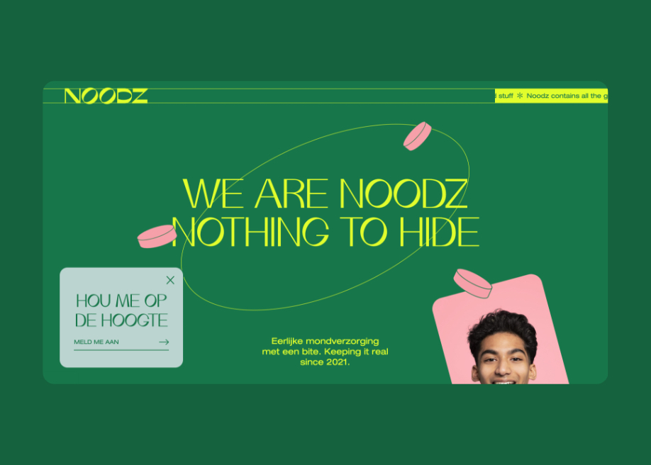 Noodz → Nothing to hide - Awwwards SOTD