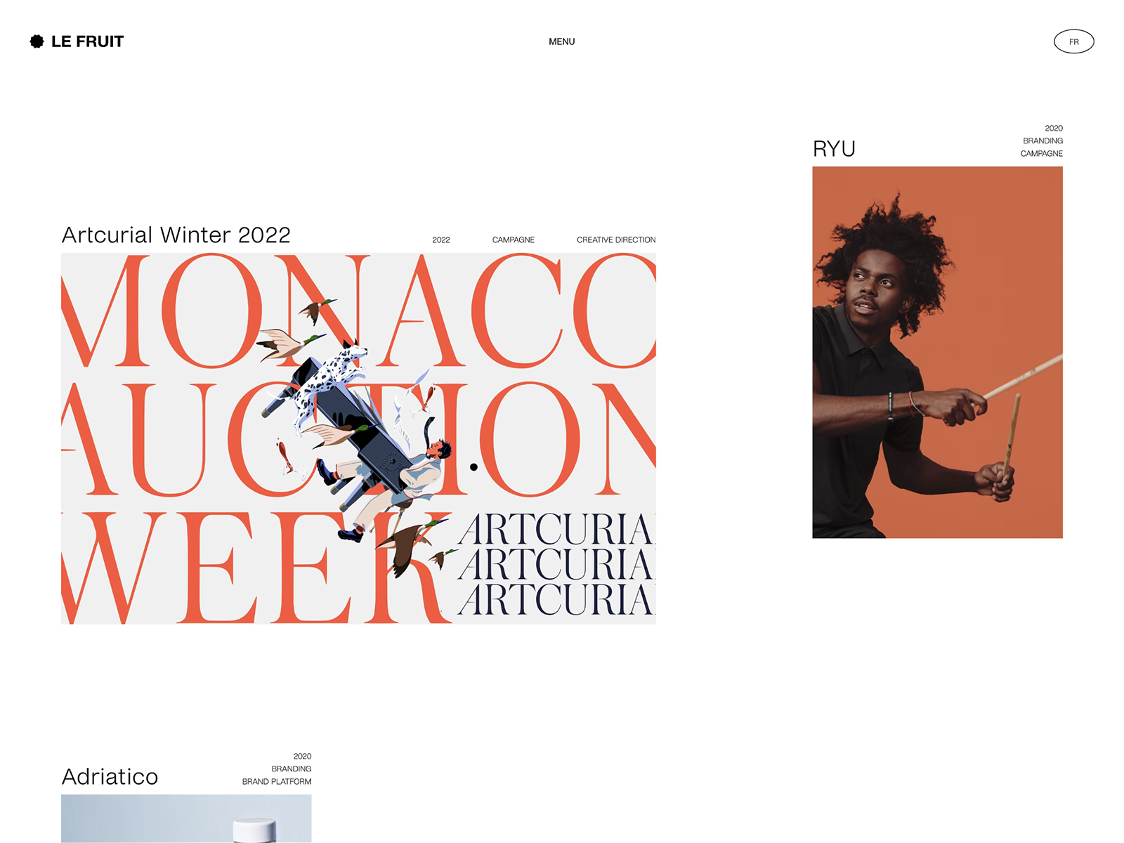 Le Fruit Studio - Awwwards SOTD