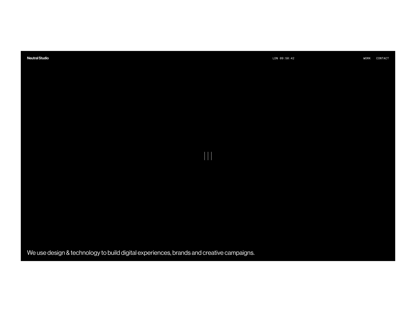 Neutral Studio - Awwwards SOTD