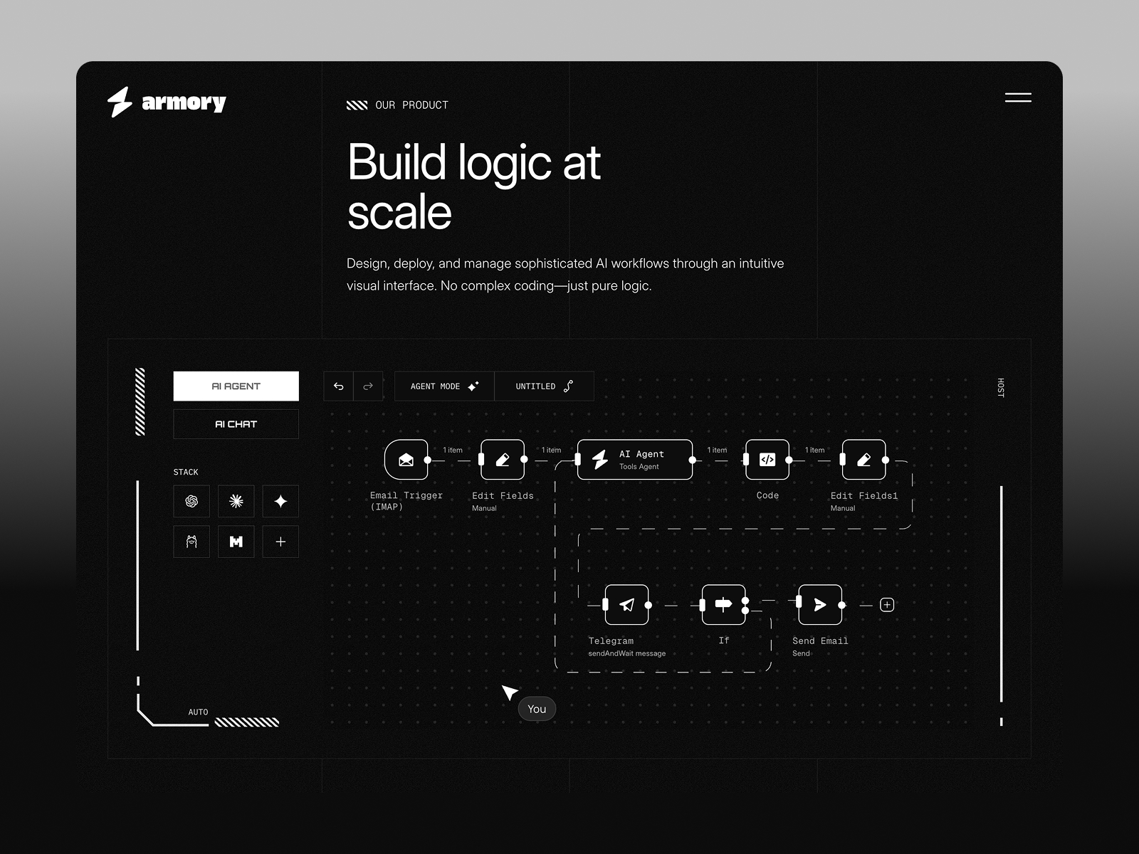 Armory AI Agency - Awwwards Nominee