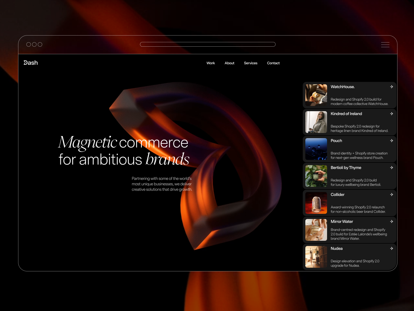 Dash Creative - Awwwards Nominee
