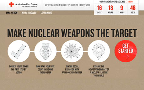 Target Nuclear Weapons - Awwwards SOTD