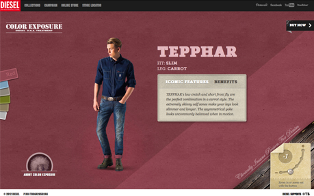 Diesel Color Exposure - Awwwards SOTD